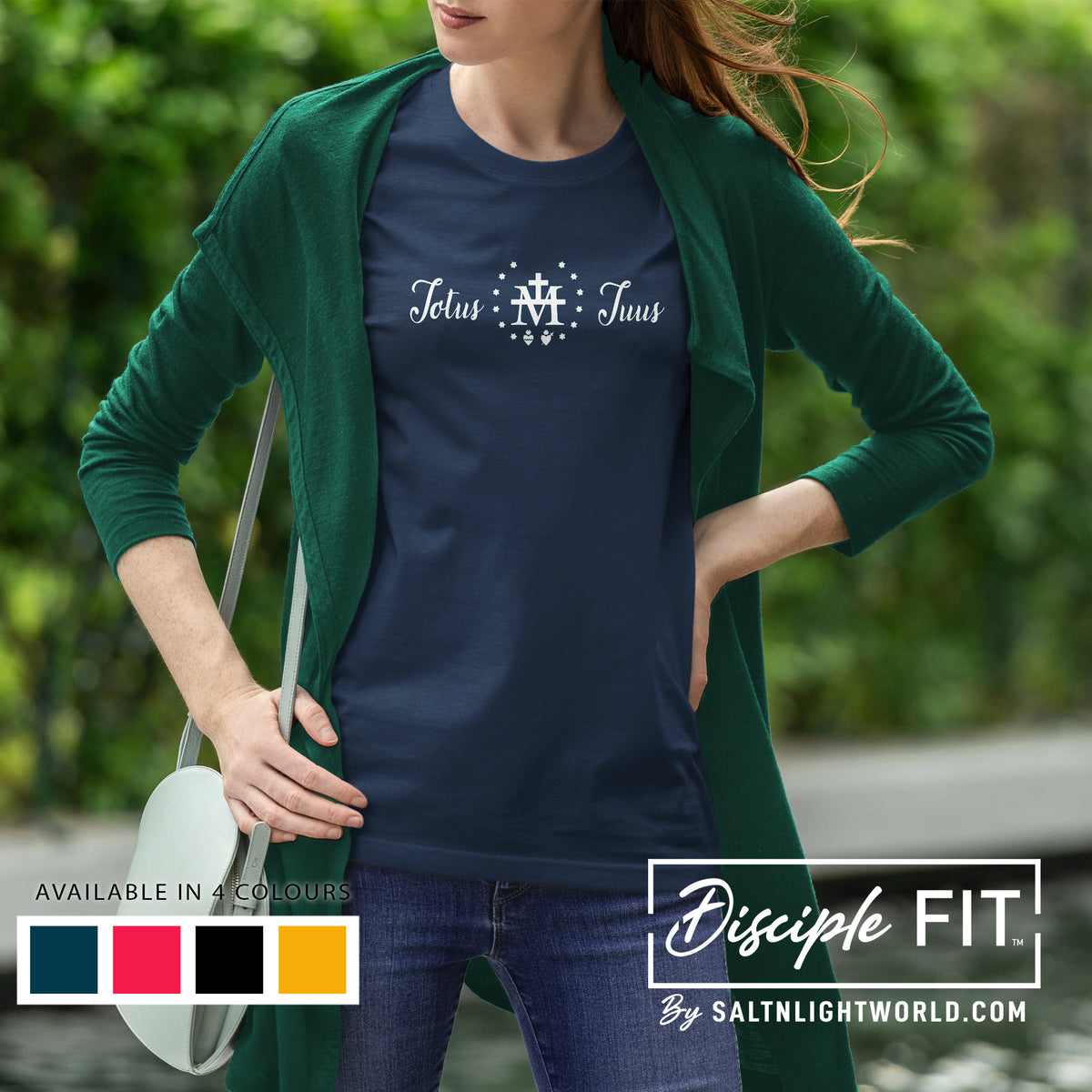 Totus Tuus round neck t-shirt — Salt 'n' Light